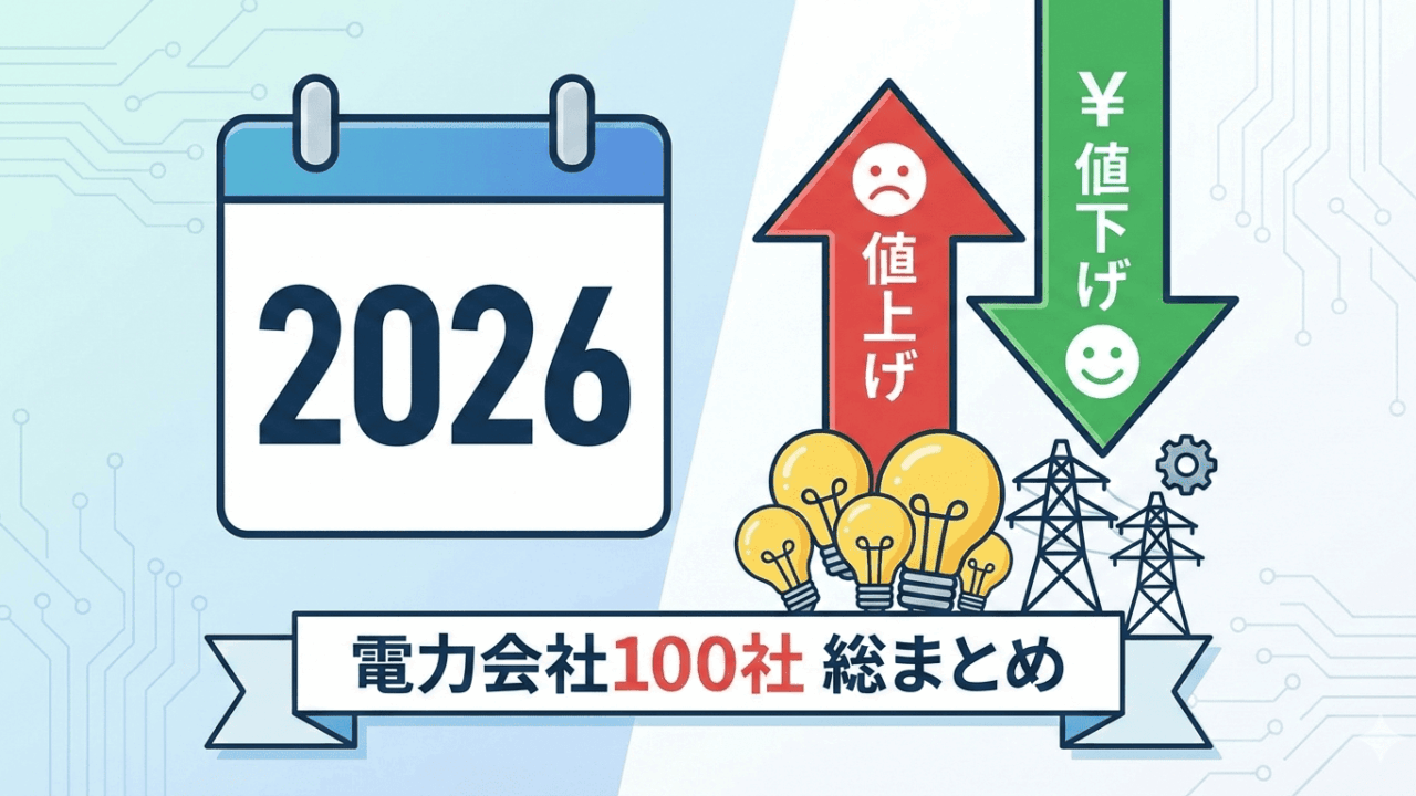 2026年版｜電力会社100社の価格改定情報（値上げ＆値下げ）総まとめ - 新電力比較NPCプラン